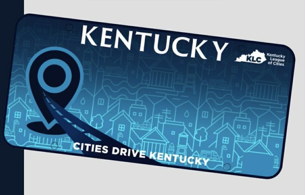 Ky. League of Cities license plate to support disaster relief, designed ...